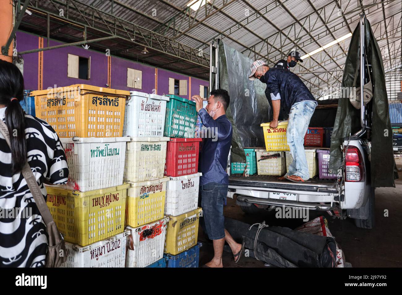 Cambodian police checkpoint hi-res stock photography and images - Alamy