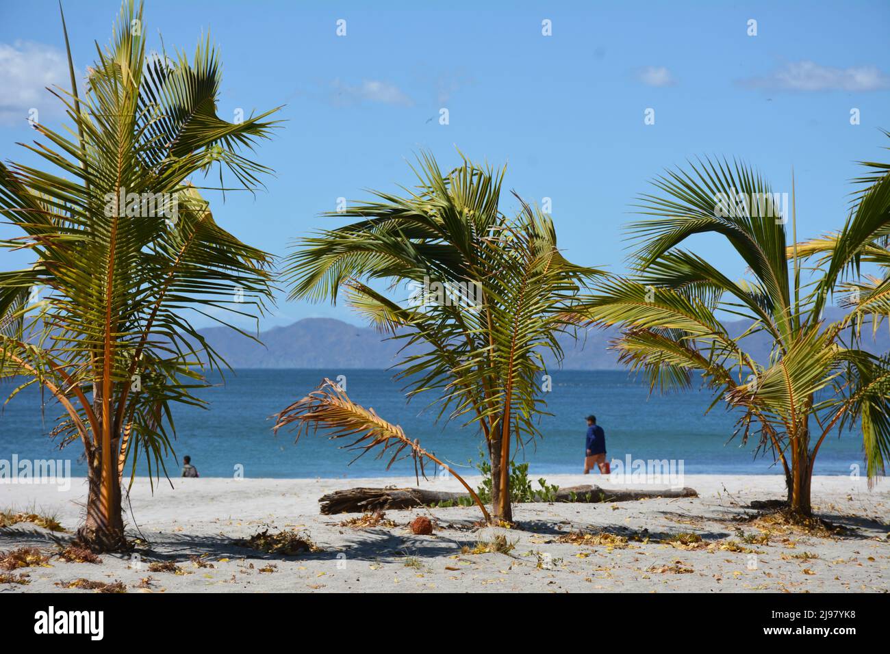People on beach in Playa Coco, Costa Rica Stock Photo - Alamy