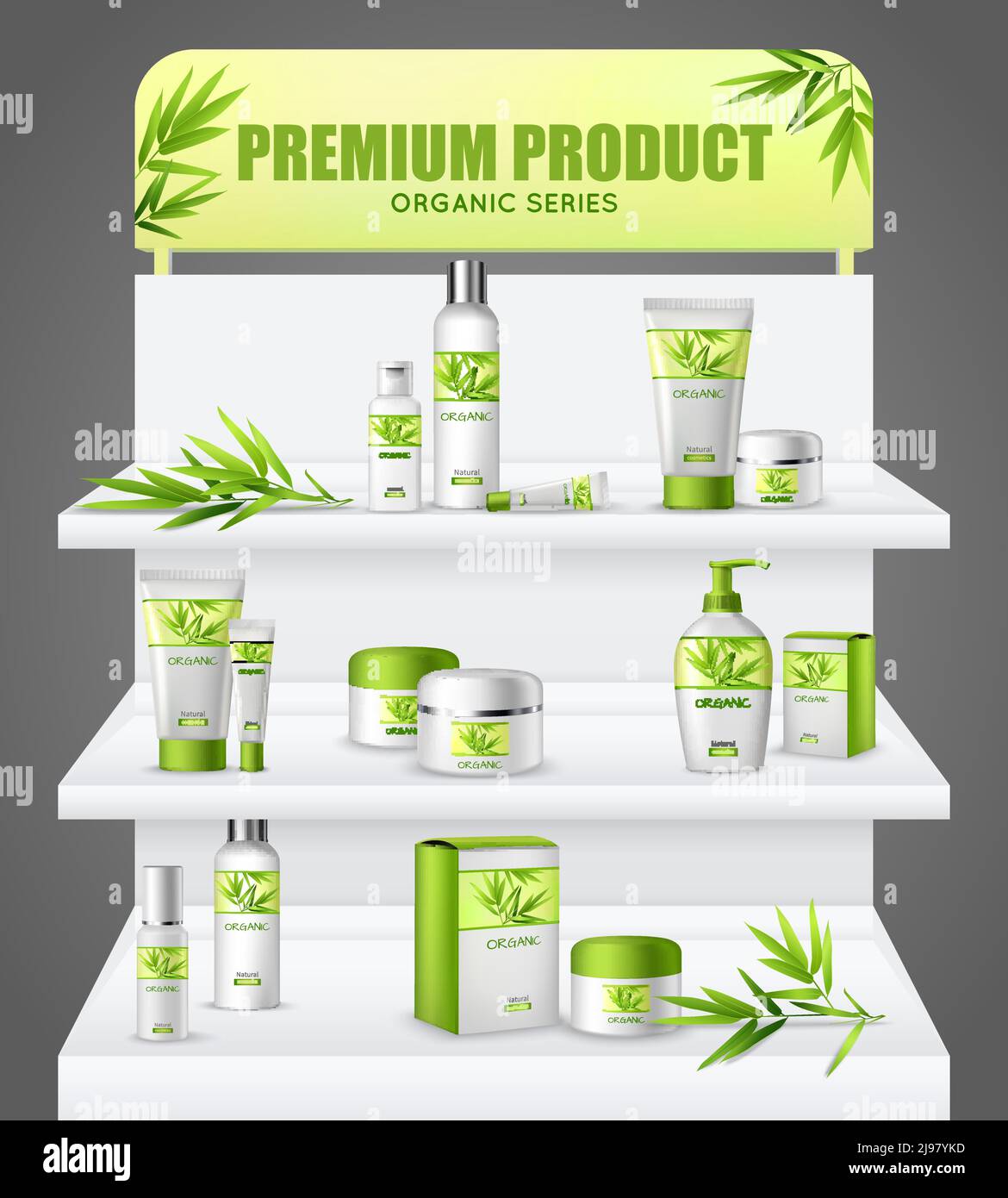 Natural cosmetic beauty personal hygiene premium organic creams lotions ...