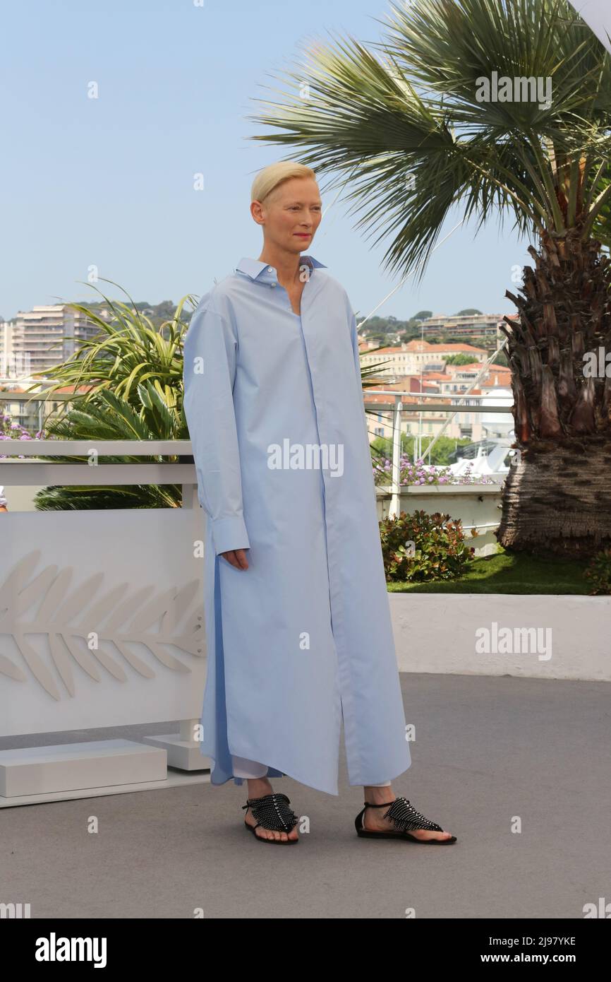 Cannes, France. 21st May, 2022. Tilda Swinton at the Three Thousand ...