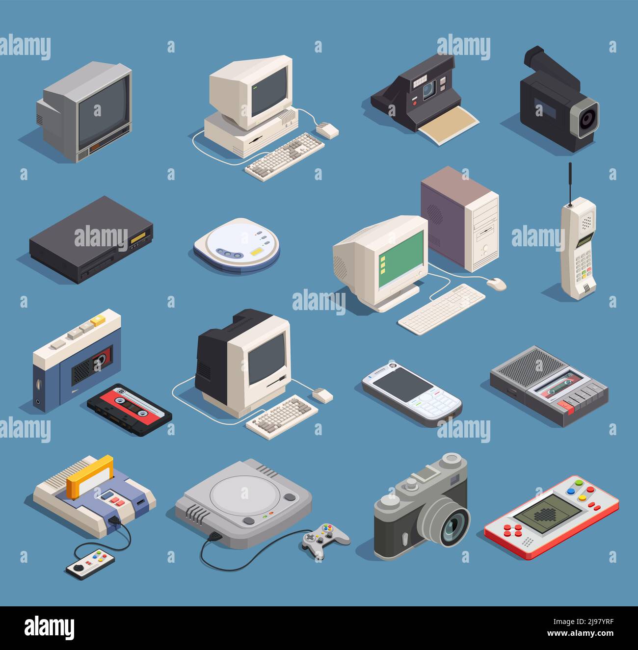 Vhs recorder computer Stock Vector Images - Alamy