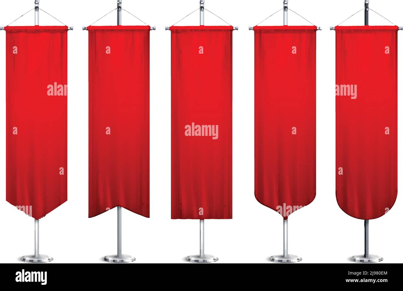 Banners and pennants Stock Vector Images - Alamy