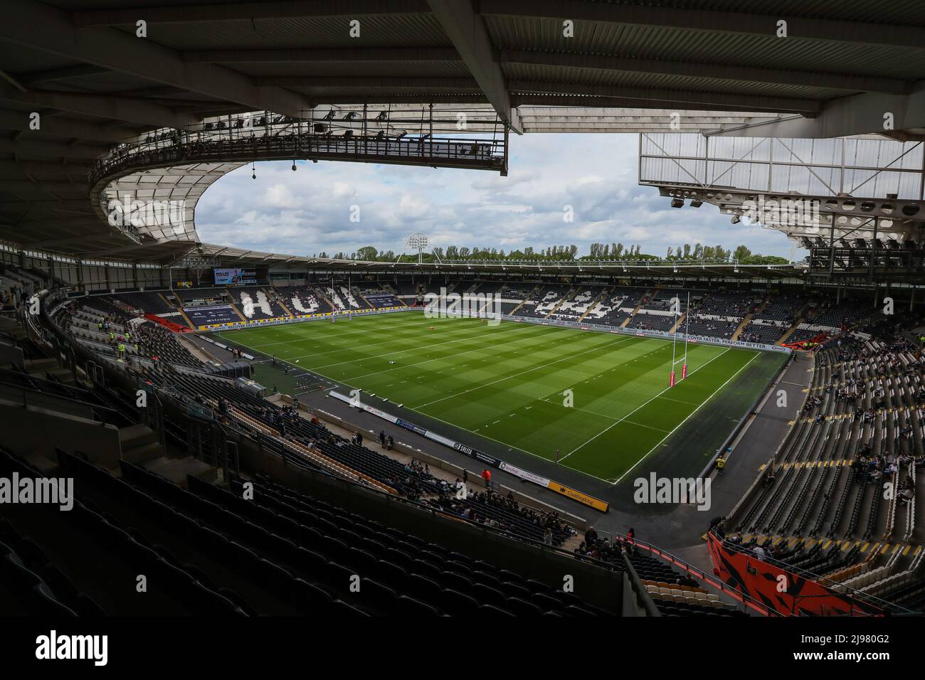 General view inside The MKM Stadium ahead of today's game Stock Photo ...