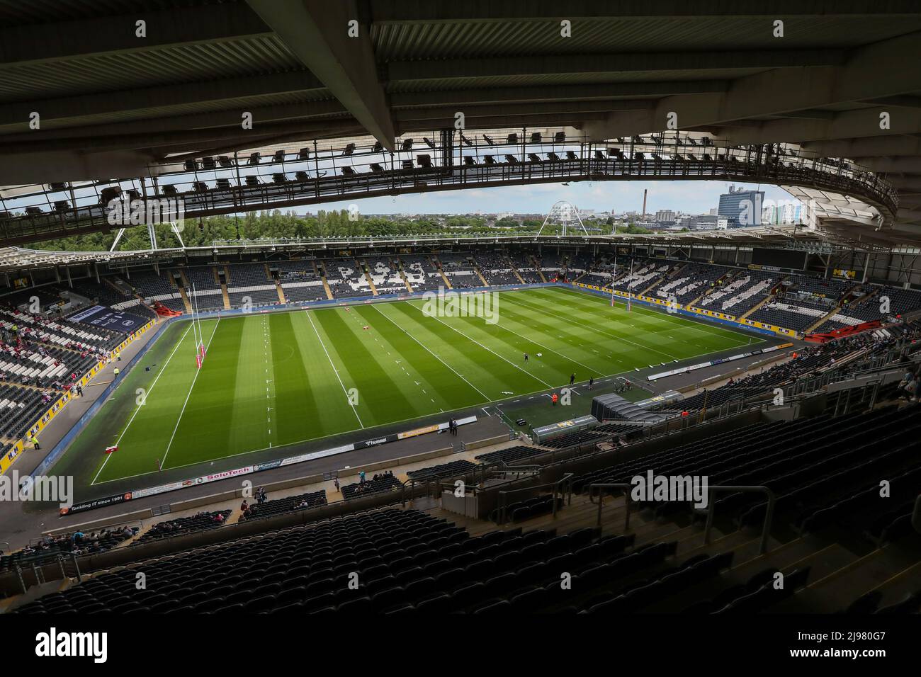 General view inside The MKM Stadium ahead of today's game Stock Photo ...