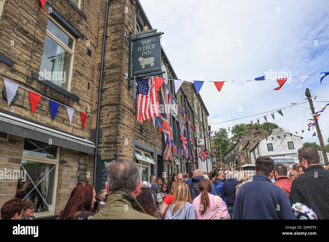 The streets of Howarth are packed as people flock to the village for ...