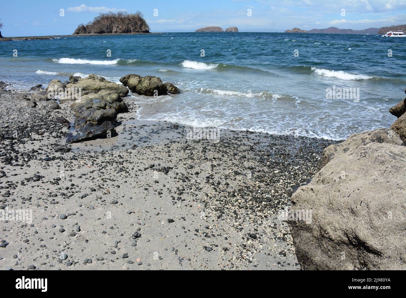 People on beach in Playa Coco, Costa Rica Stock Photo - Alamy