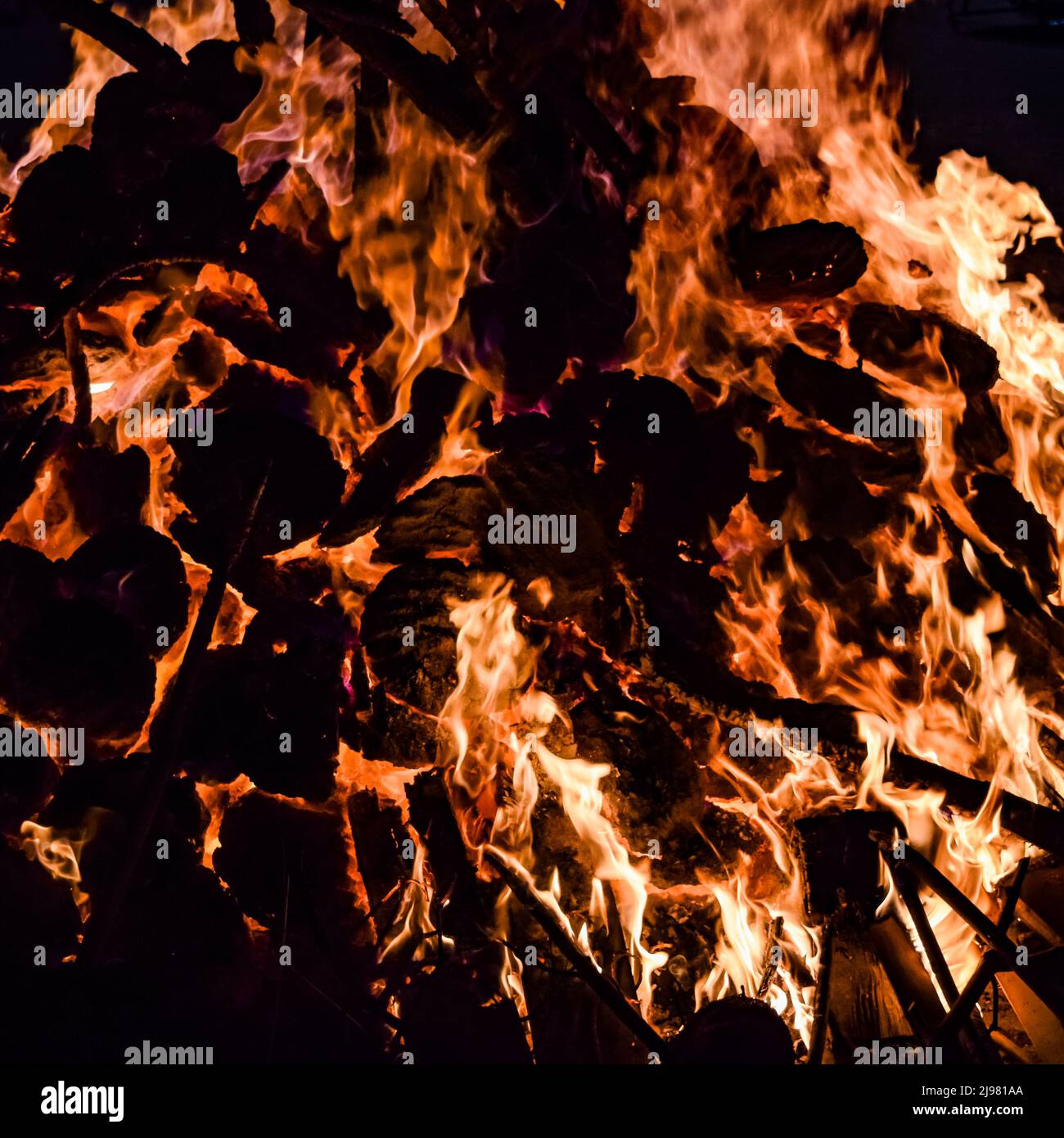 Fire flames on black background, Blaze fire flame texture background ...