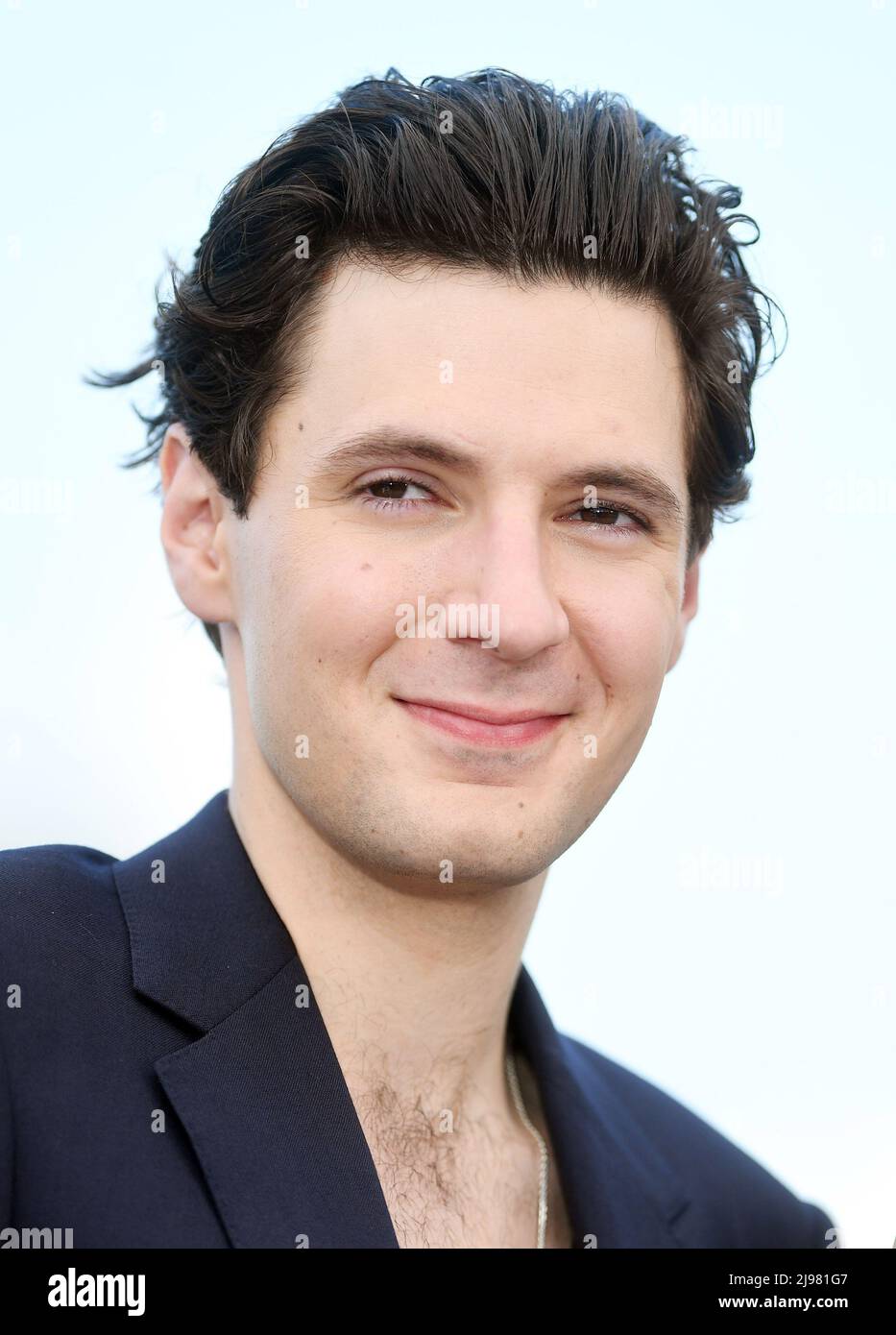 Cannes, France. 21st May, 2022. French actor Vincent Lacoste attends ...