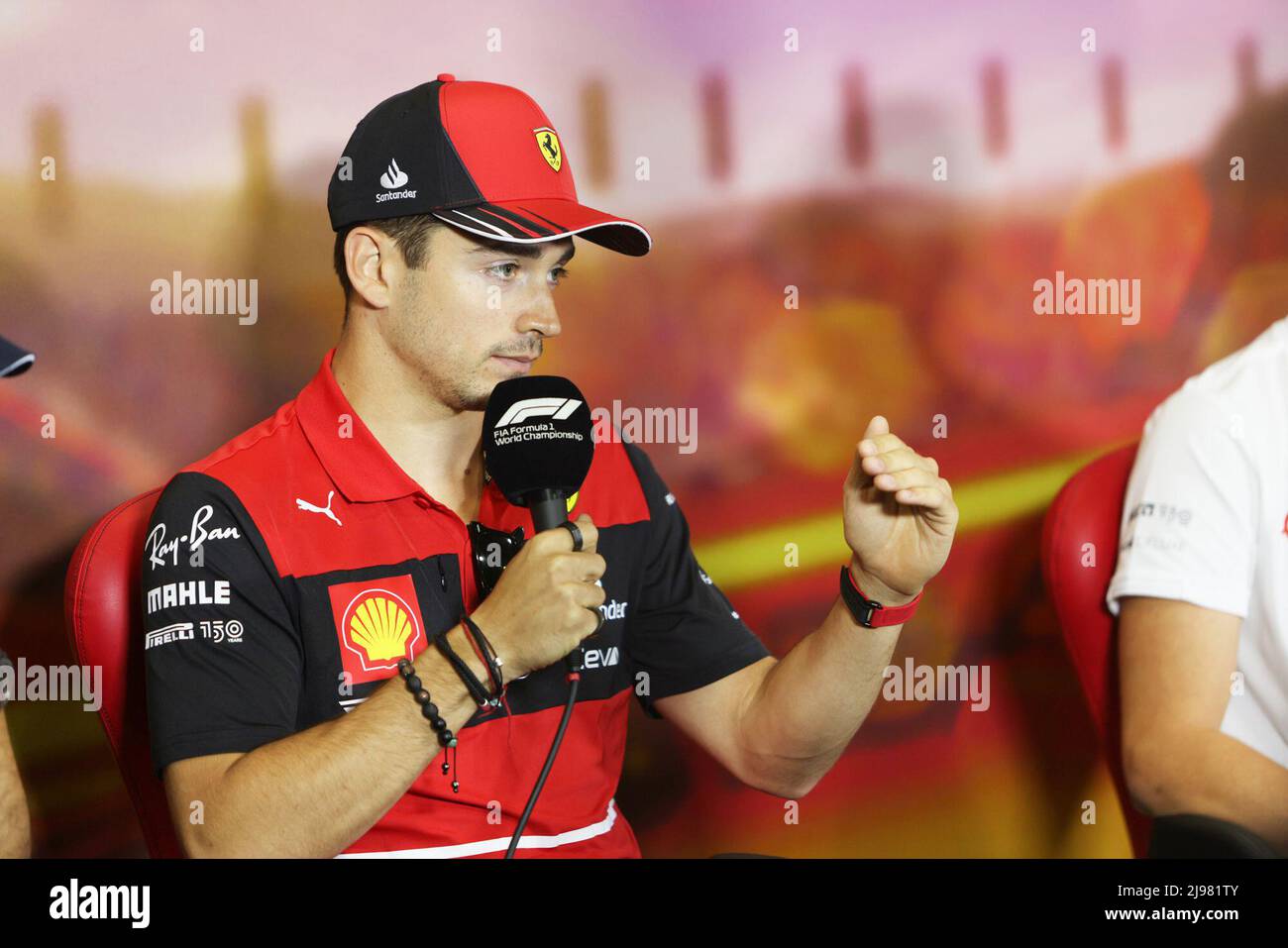 Barcelona, Spain. 20th May, 2022. Charles Leclerc (MON) Ferrari F1-75 ...