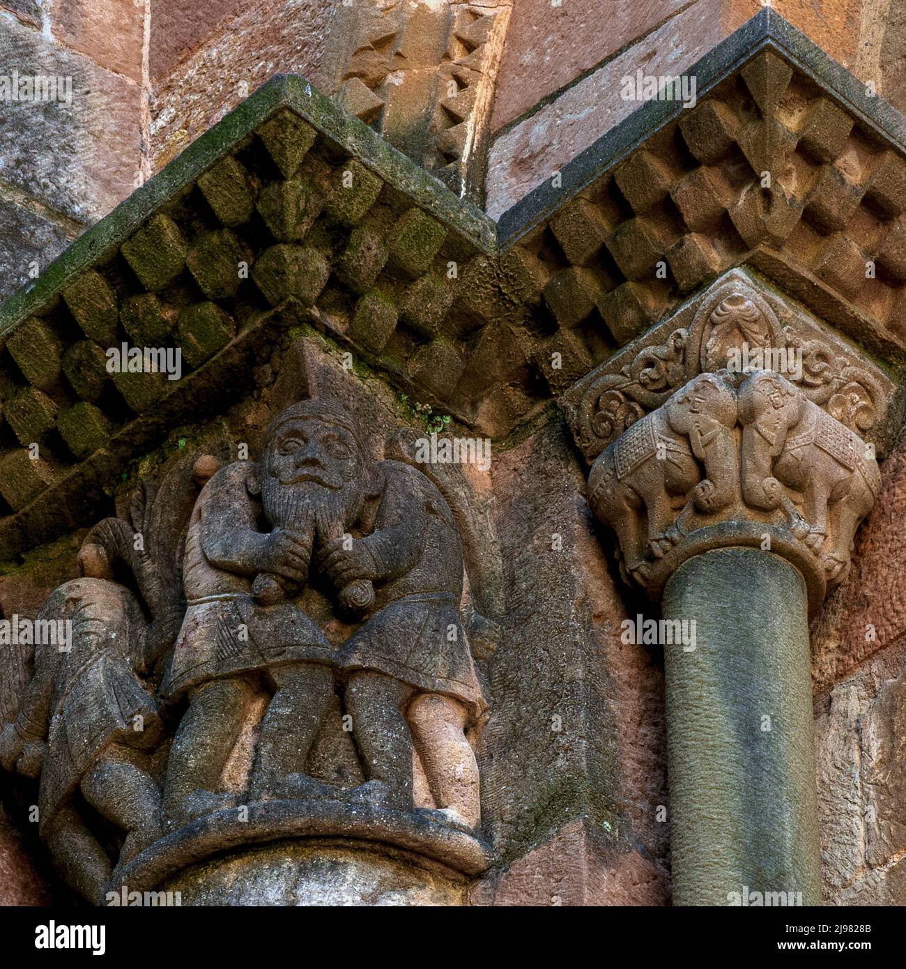 Lombardic romanesque sculpture hi-res stock photography and images - Alamy
