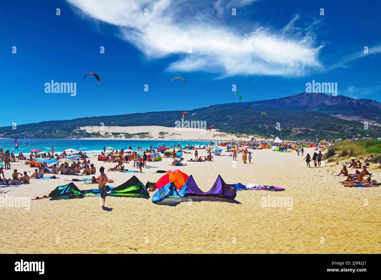 Playa de bolonia tarifa surf hi-res stock photography and images - Alamy