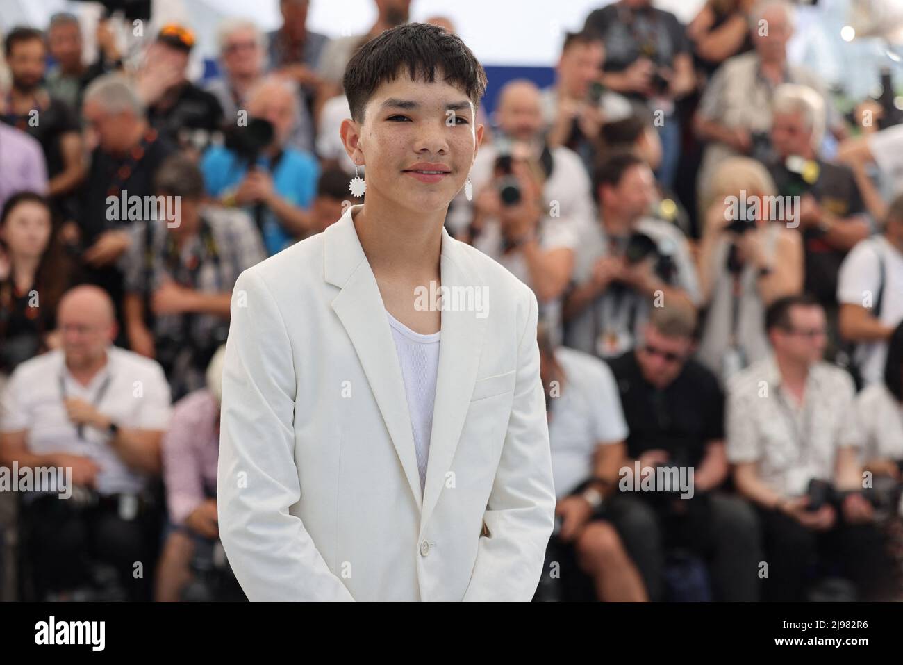 Ladainian Crazy Thunder attends the photocall for "War Pony" during the ...