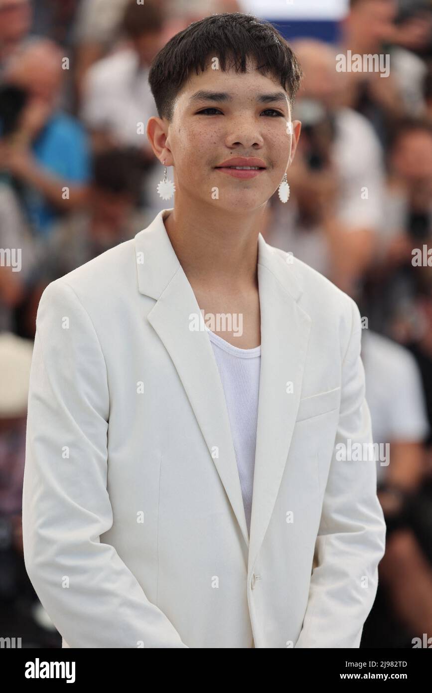 Ladainian Crazy Thunder attends the photocall for "War Pony" during the ...