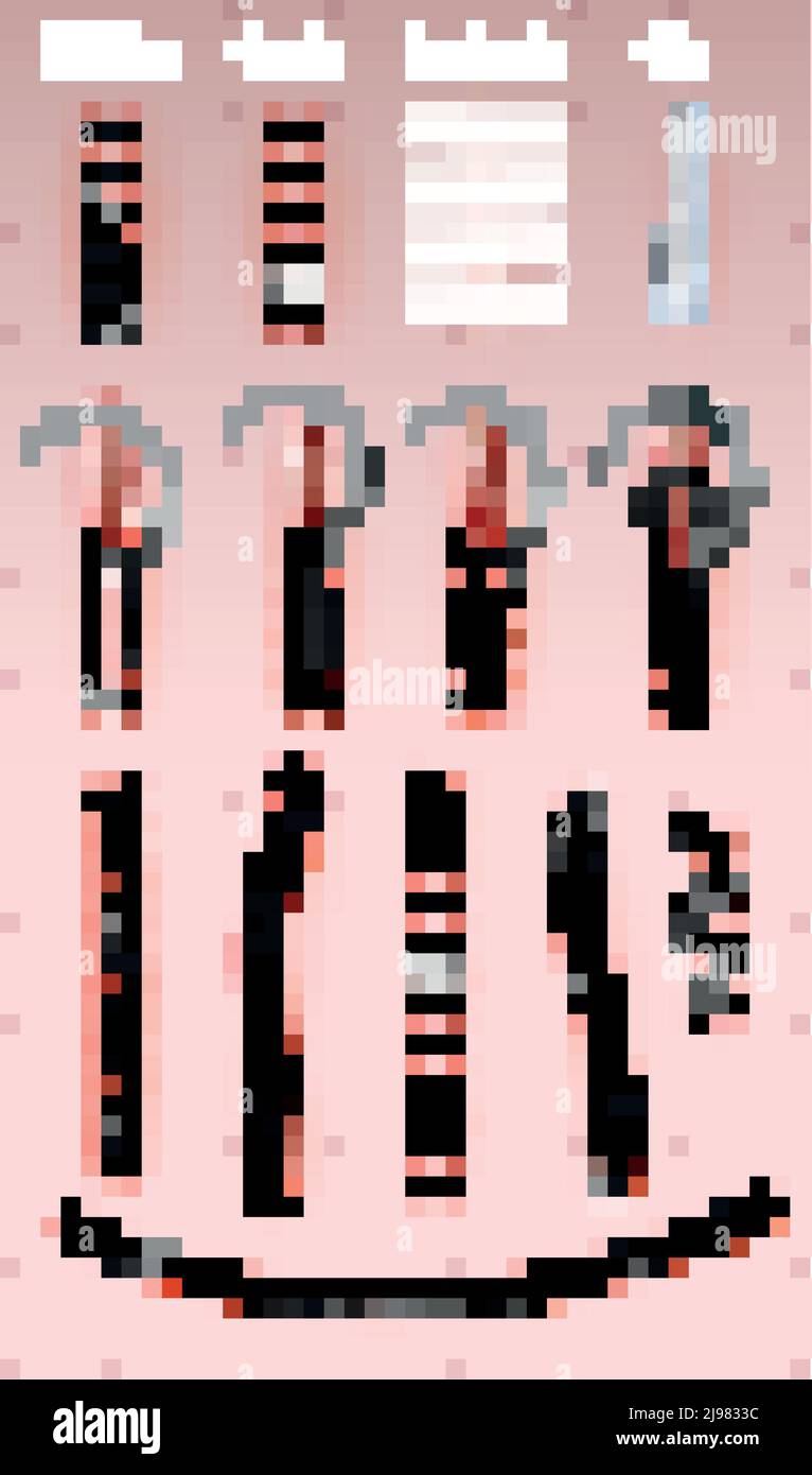 Surgical suture stitches realistic set of images on transparent ...