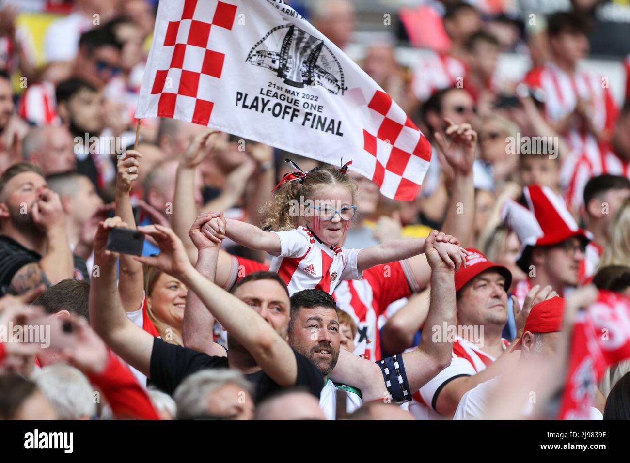A young fan seen in the stand prior to kick off Stock Photo - Alamy