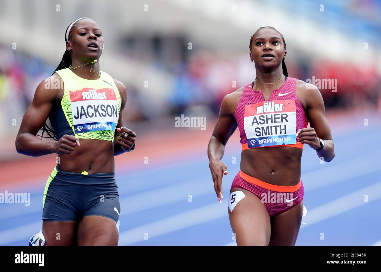 Great Britain's Dina Asher-Smith wins the Women's 100 metres ahead of ...
