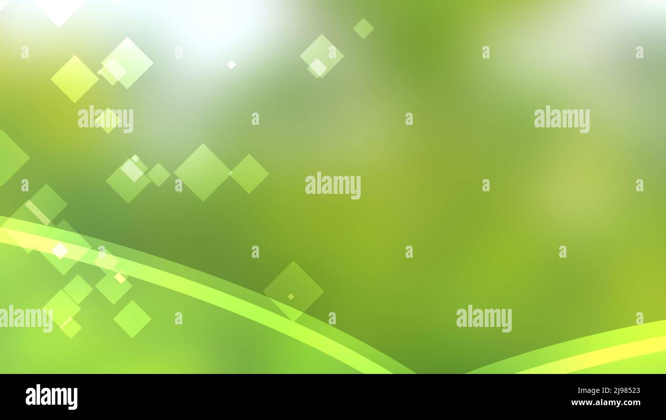 blur green background with floating shape. Consept for environment ...