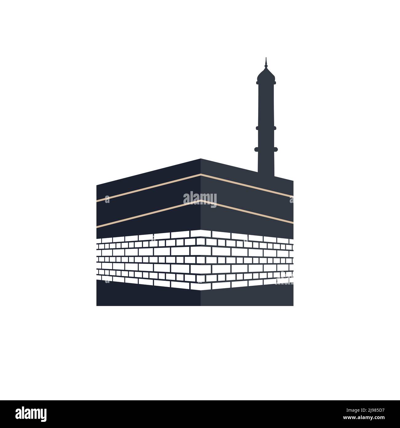 Mosque architecture illustration Cut Out Stock Images & Pictures - Alamy