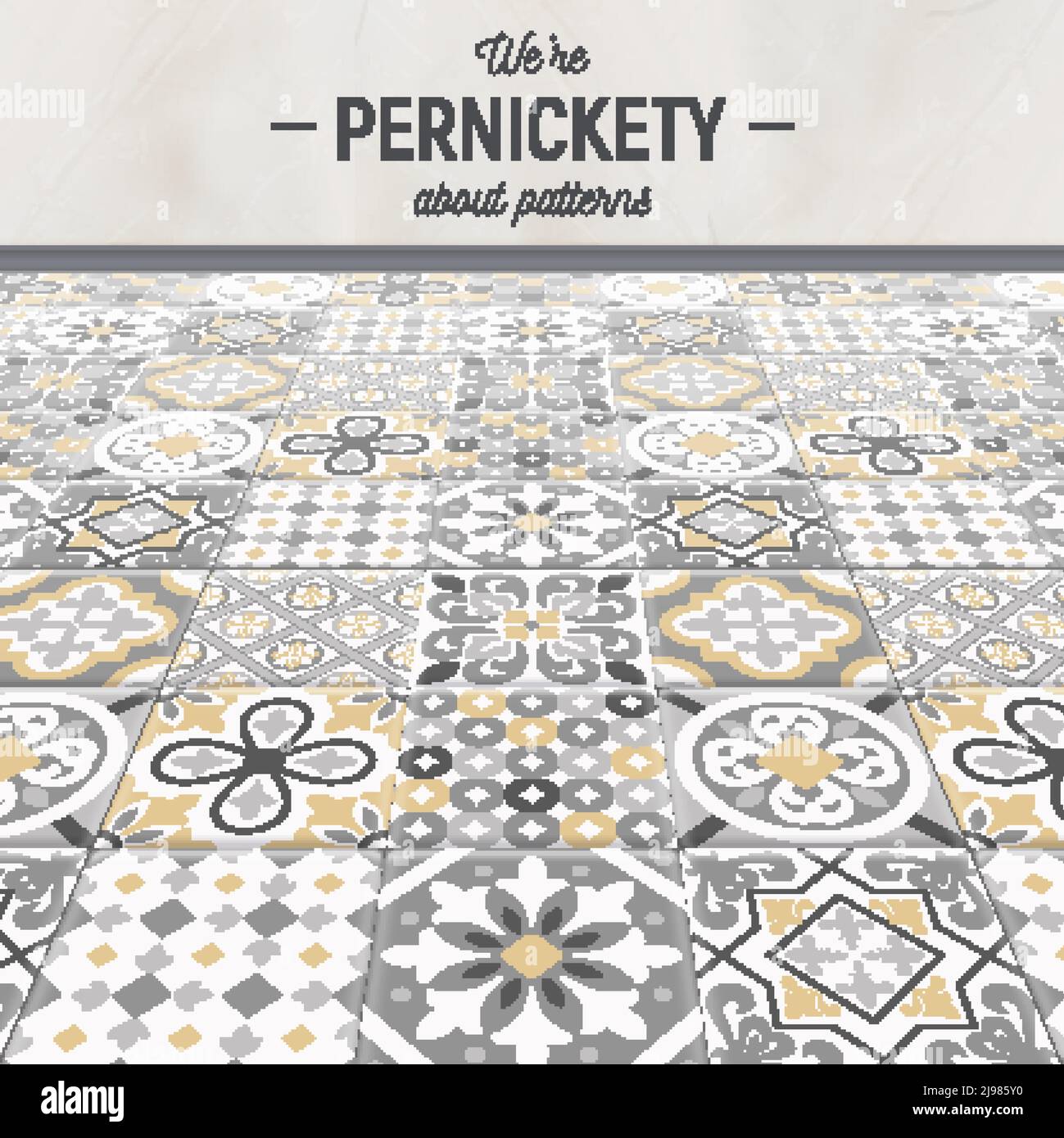 Ceramic tiled sign Stock Vector Images - Alamy