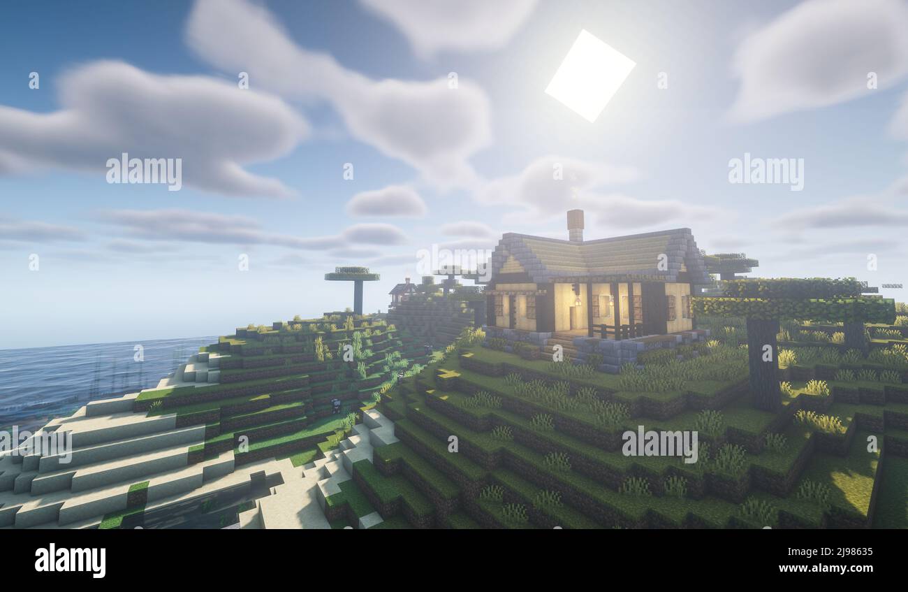 Minecraft Game – May 21 2022: Sample of Simply Wooden House in ...