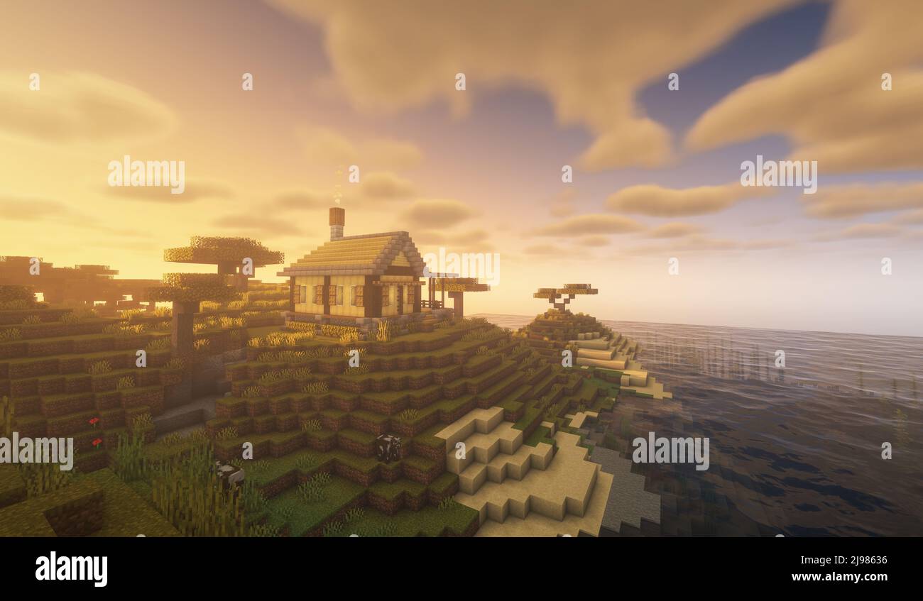 Minecraft Game – May 21 2022: Sample of Simply Wooden House in ...