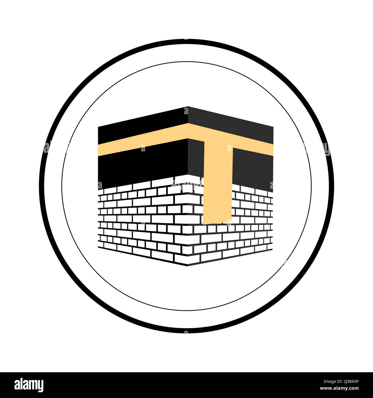 Mosque architecture illustration Cut Out Stock Images & Pictures - Alamy