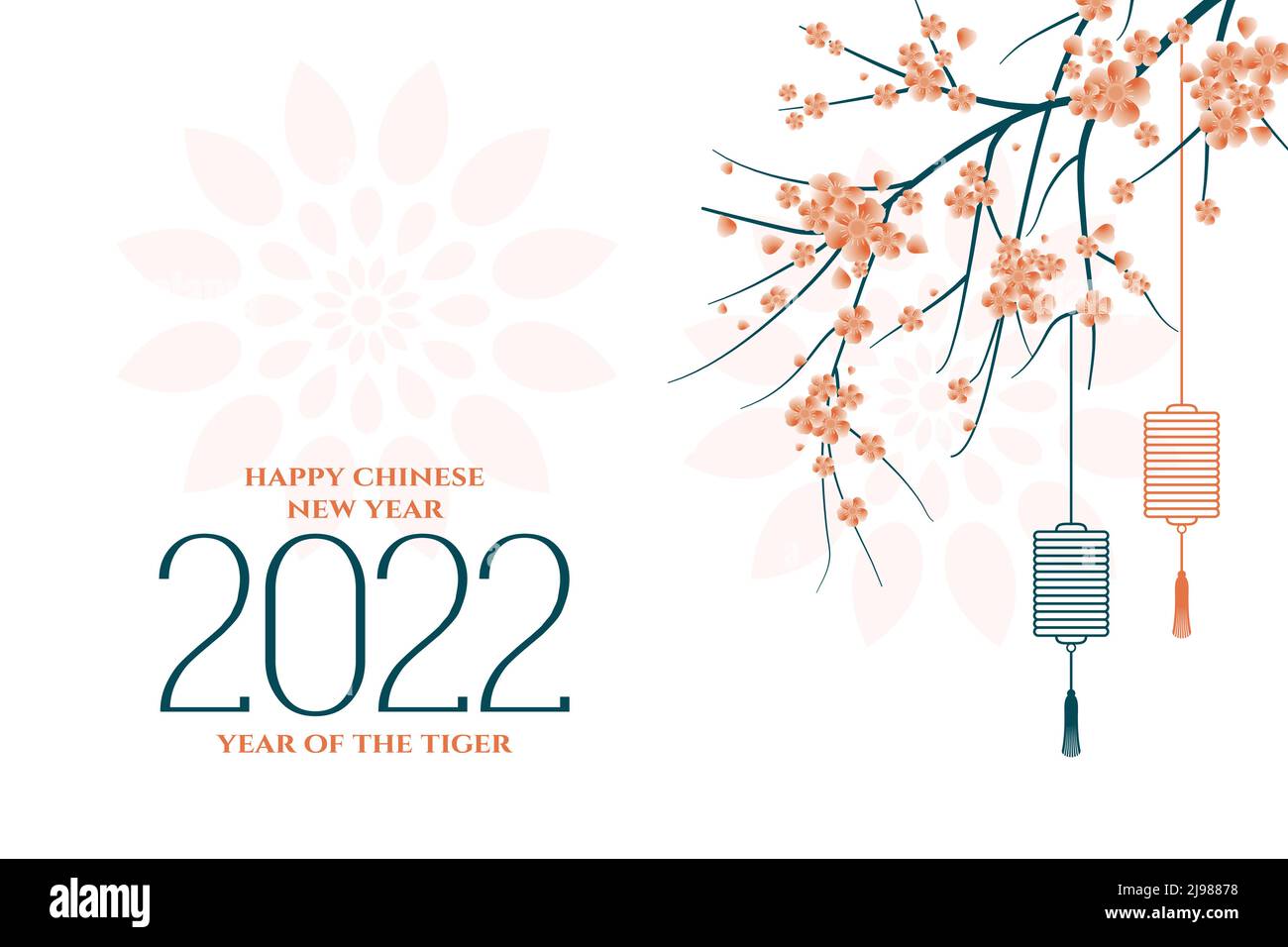Tree of lanterns Stock Vector Images - Alamy