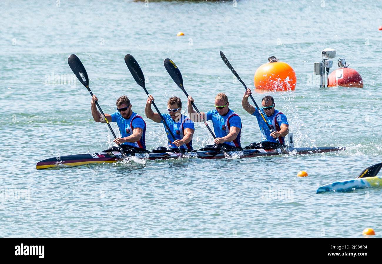 Racice, Czech Republic. 21st May, 2022. Jakub Spicar, Radek Slouf ...