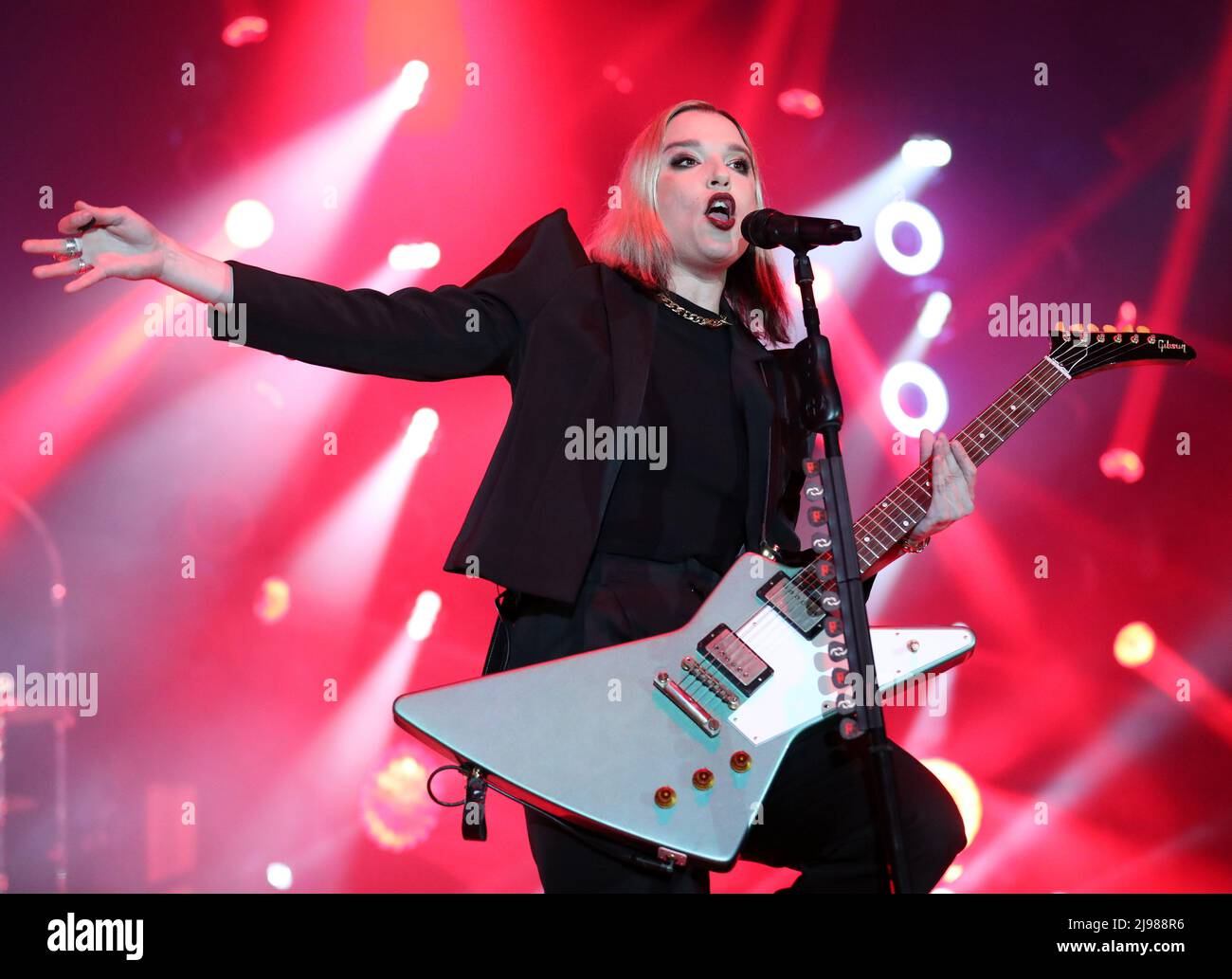 Columbus, Ohio, USA. 18th May, 2022. - Lead singer Lzzy Hale of the ...