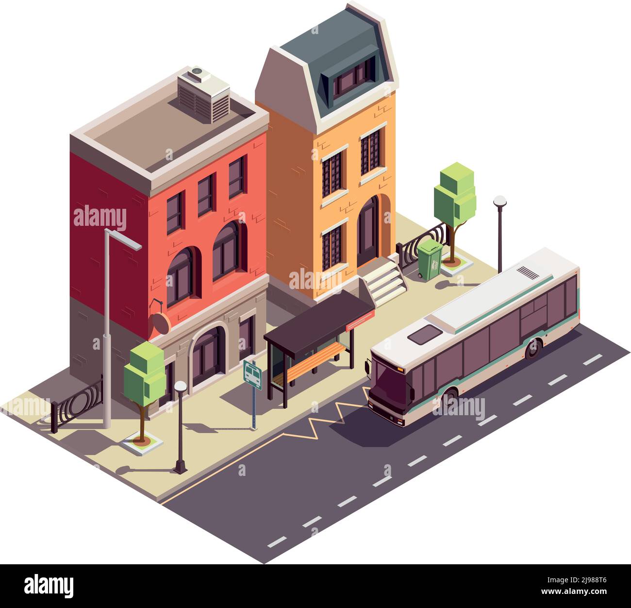 Street buildings balcony Cut Out Stock Images & Pictures - Alamy