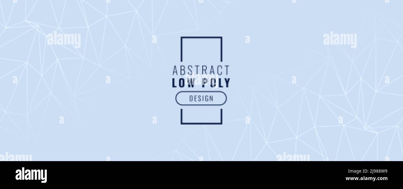 abstract low poly banner design Stock Vector Image & Art - Alamy