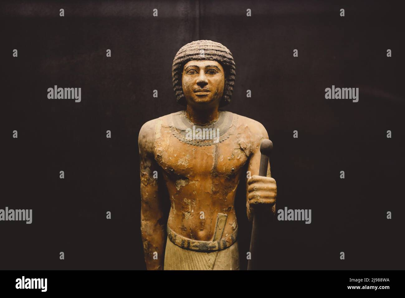 Ancient Egyptian exhibits in the Imhotep Museum, located near the ...