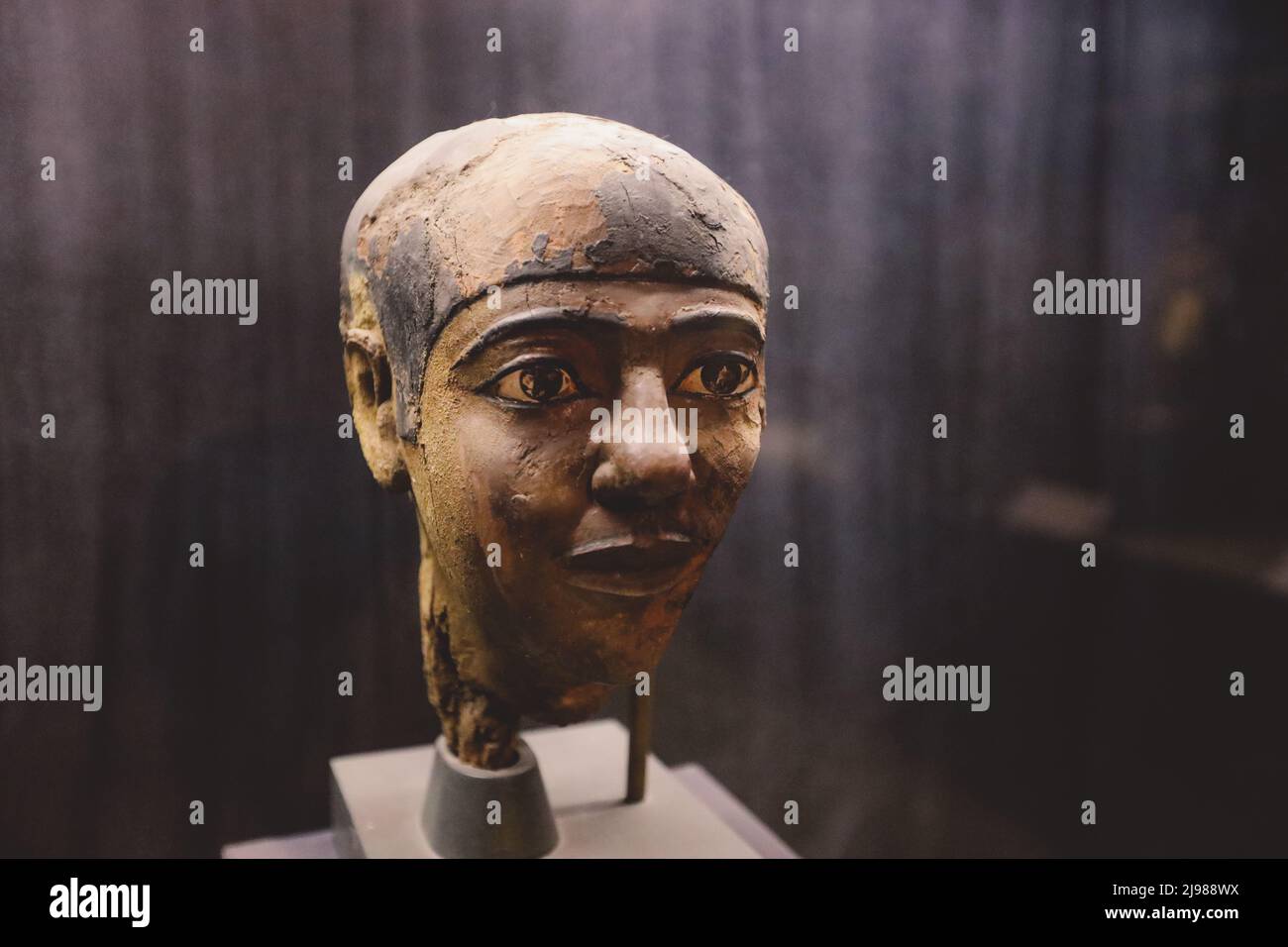 Ancient Egyptian exhibits in the Imhotep Museum, located near the ...