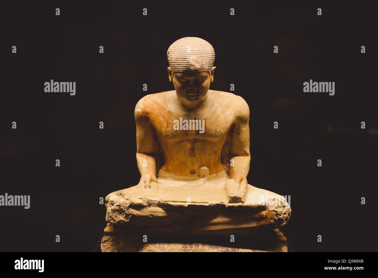 Ancient Egyptian exhibits in the Imhotep Museum, located near the ...