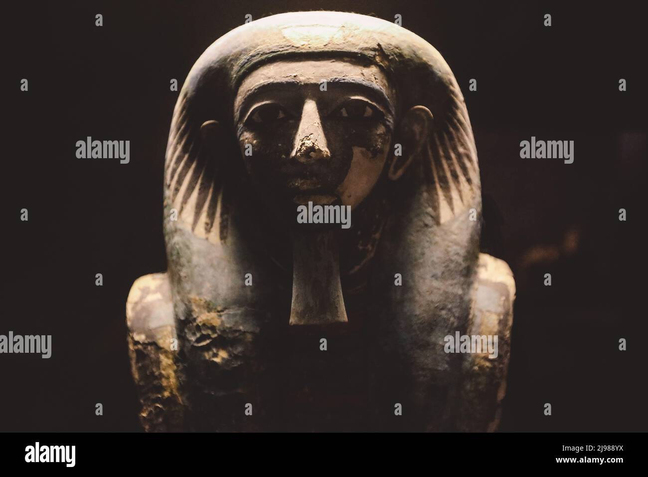 Ancient Egyptian exhibits in the Imhotep Museum, located near the ...