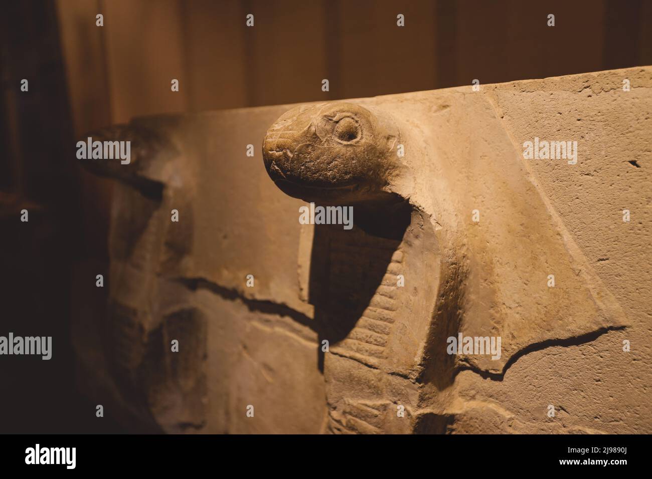 Ancient Egyptian exhibits in the Imhotep Museum, located near the ...