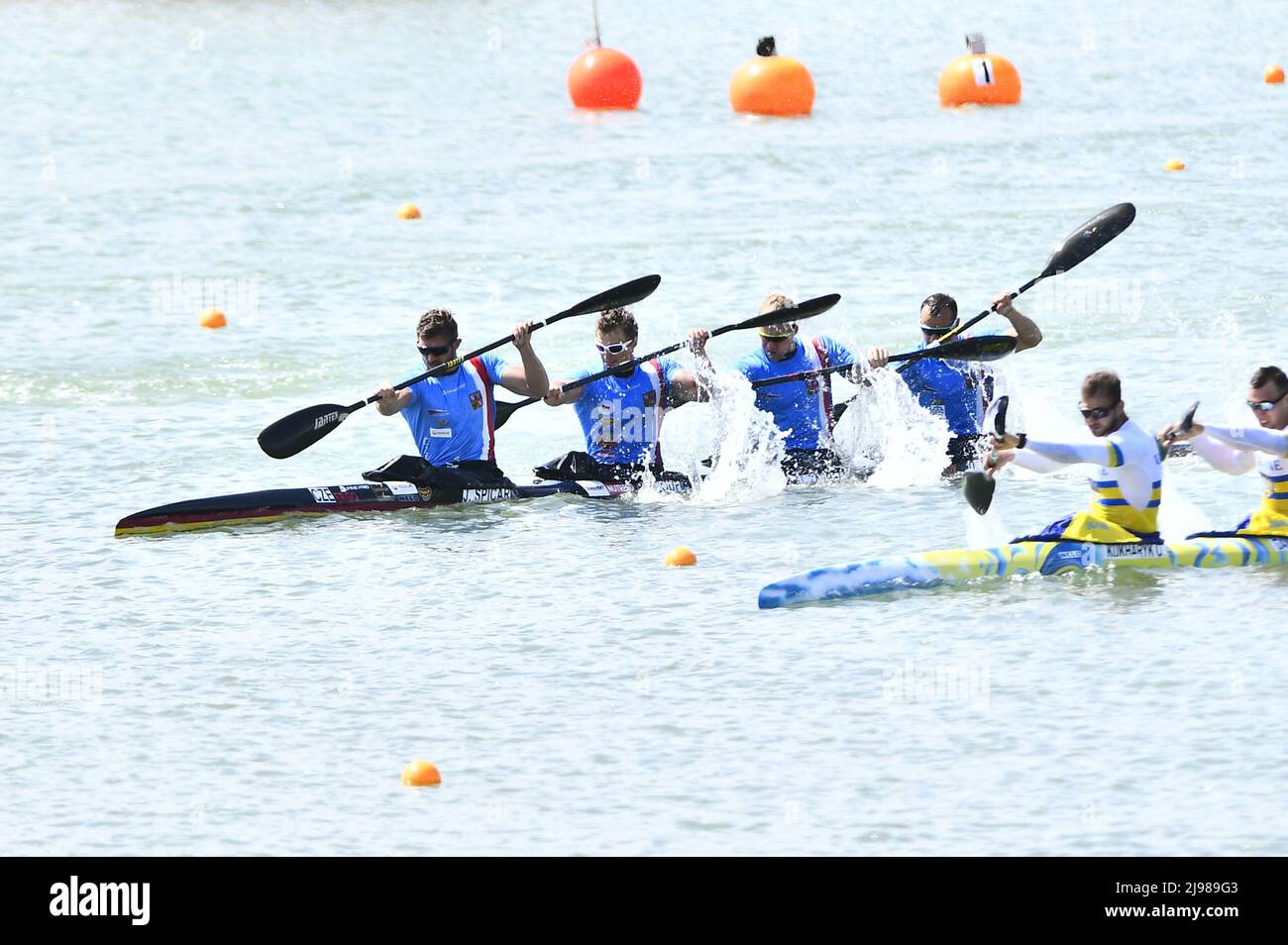 Racice, Czech Republic. 21st May, 2022. Jakub Spicar, Radek Slouf ...