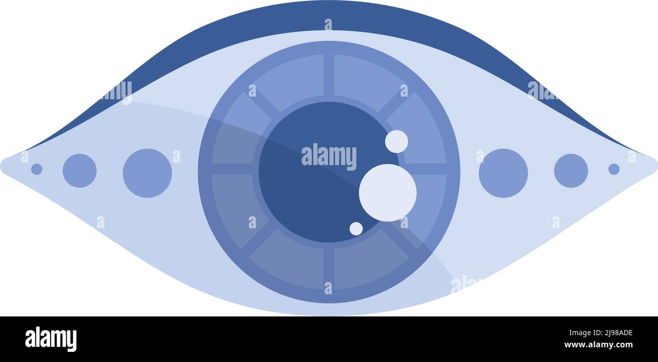 eye human blue optical icon Stock Vector Image & Art - Alamy