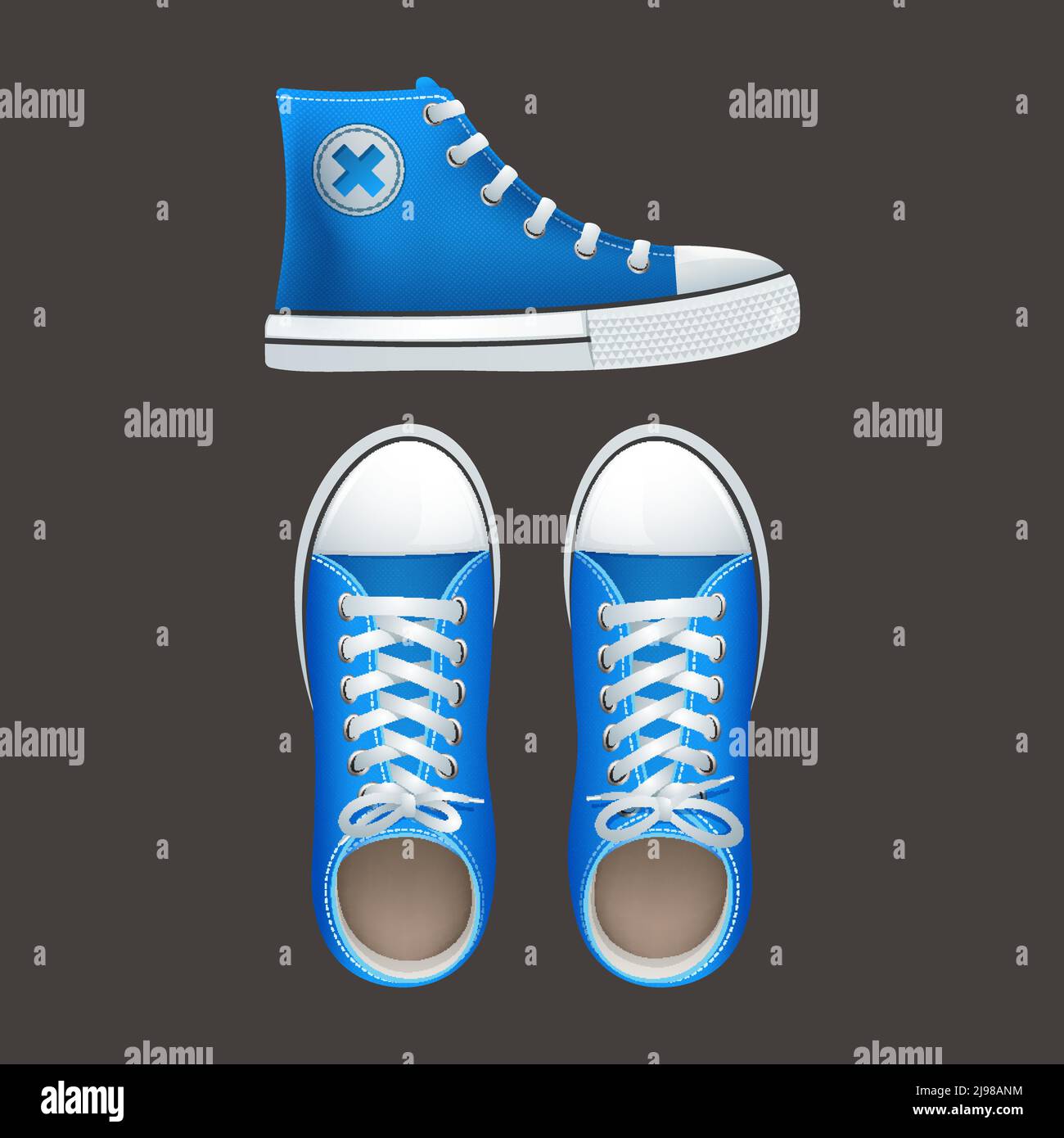 Clip Art High Top Sneaker
