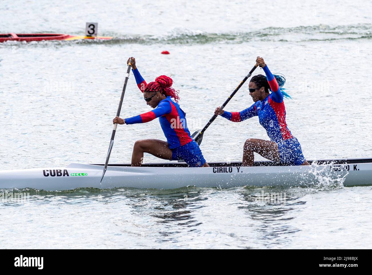 Racice, Czech Republic. 21st May, 2022. Yarisleidis Duboys and Katherin ...