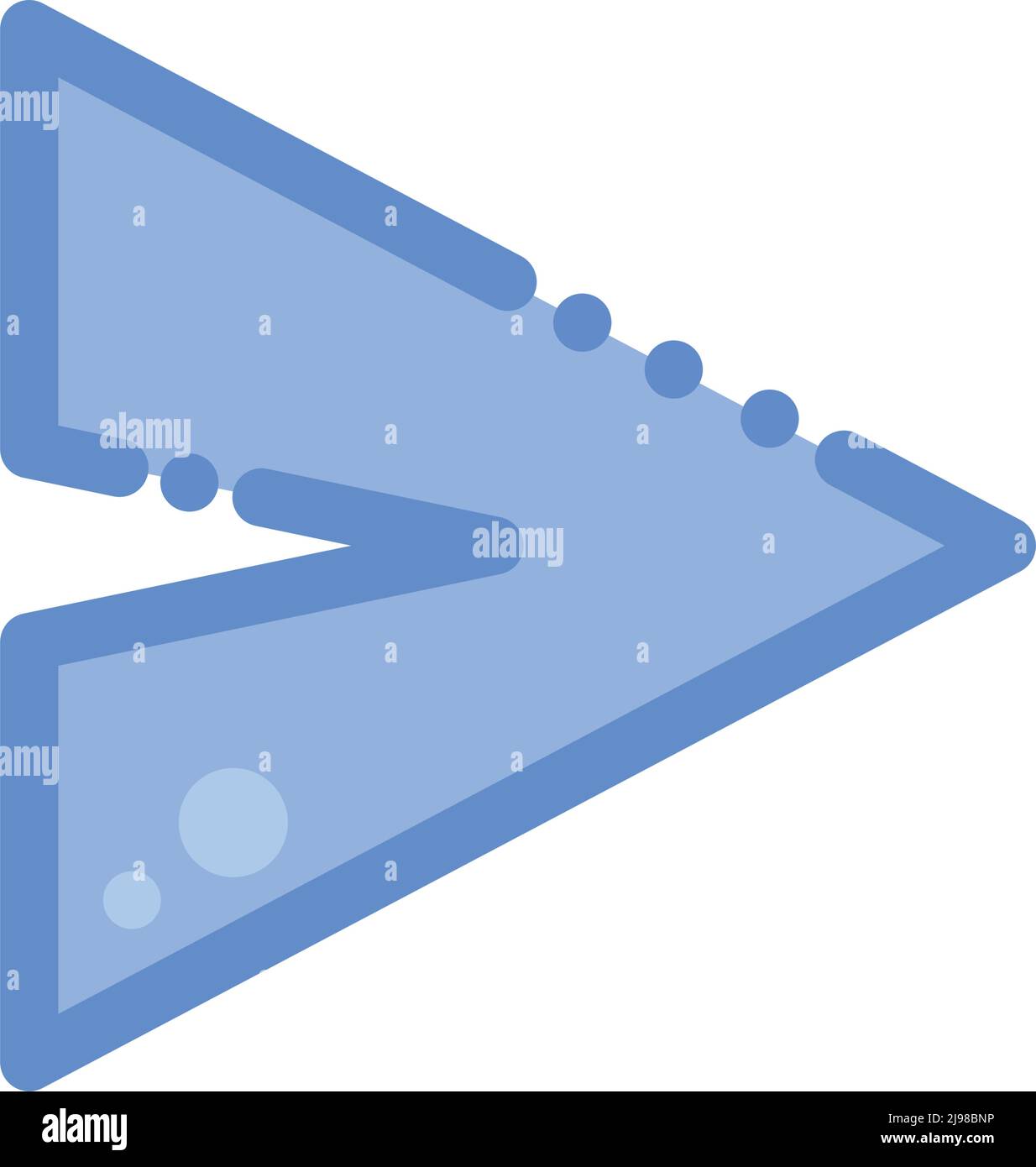 blue arrow signal digital icon Stock Vector Image & Art - Alamy