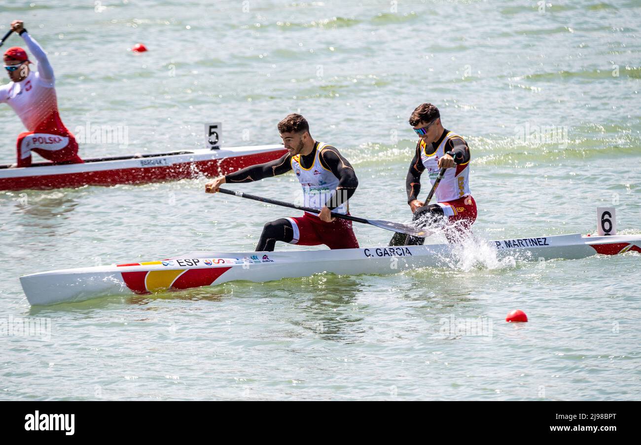 Racice, Czech Republic. 21st May, 2022. Cayetano Garcia and Pablo ...