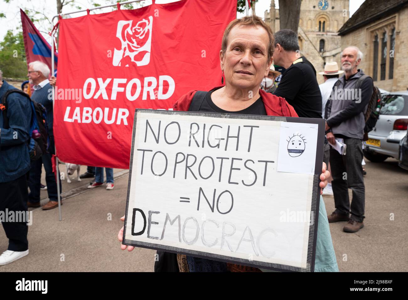 Burford, UK. 21st May, 2022. Levellers Day, theme Defending Democracy ...