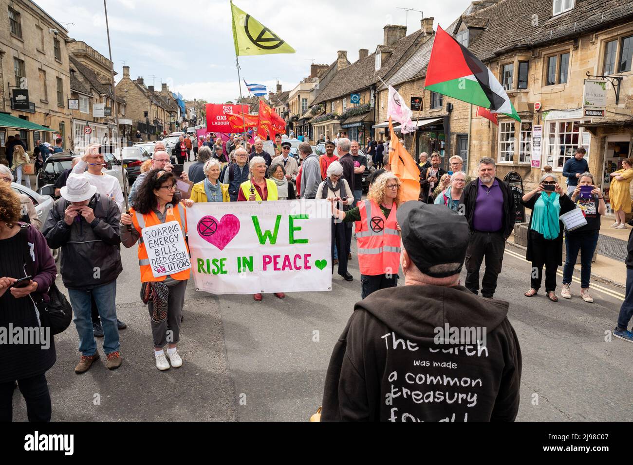 Burford, UK. 21st May, 2022. Levellers Day, theme Defending Democracy ...