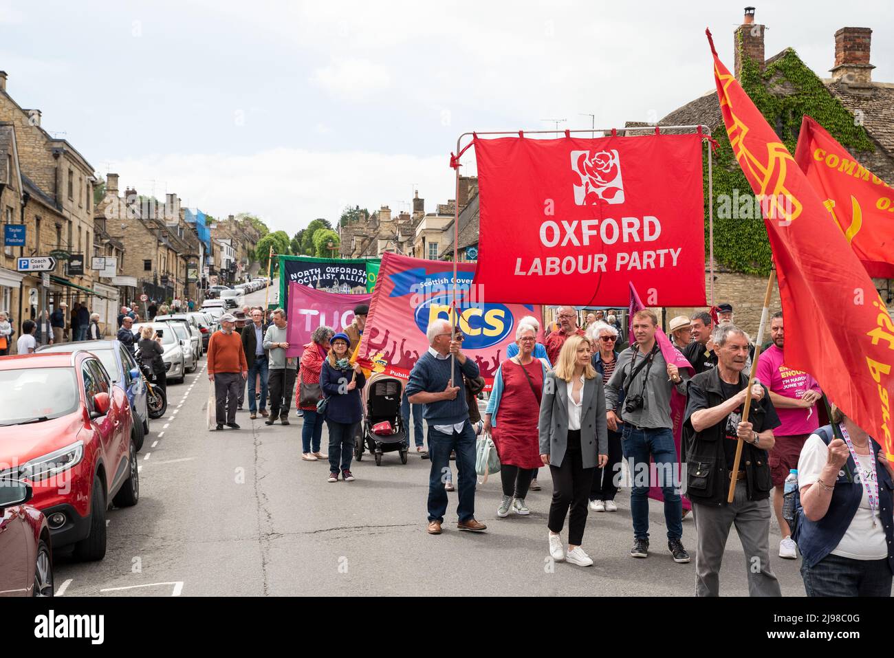 Burford, UK. 21st May, 2022. Levellers Day, theme Defending Democracy ...