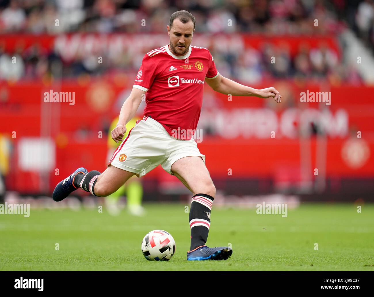 Manchester United Legends’ John O'Shea in action during the Legends ...
