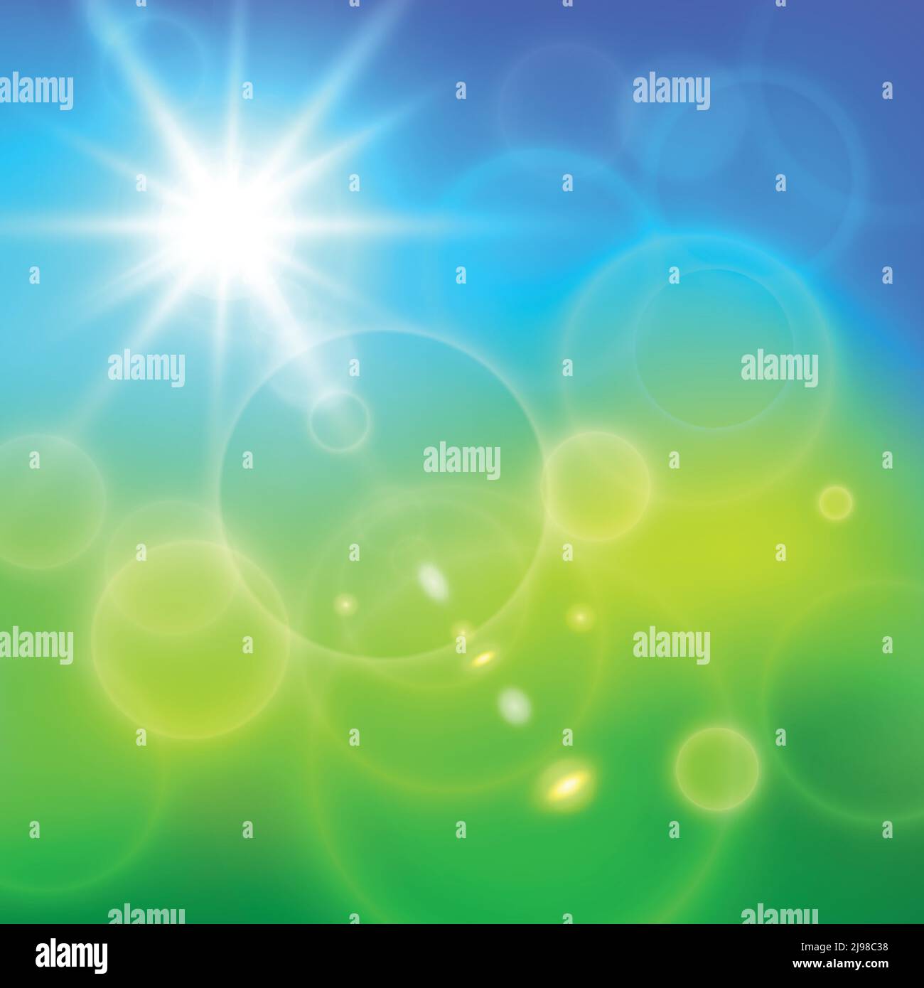 Green Optical Flares