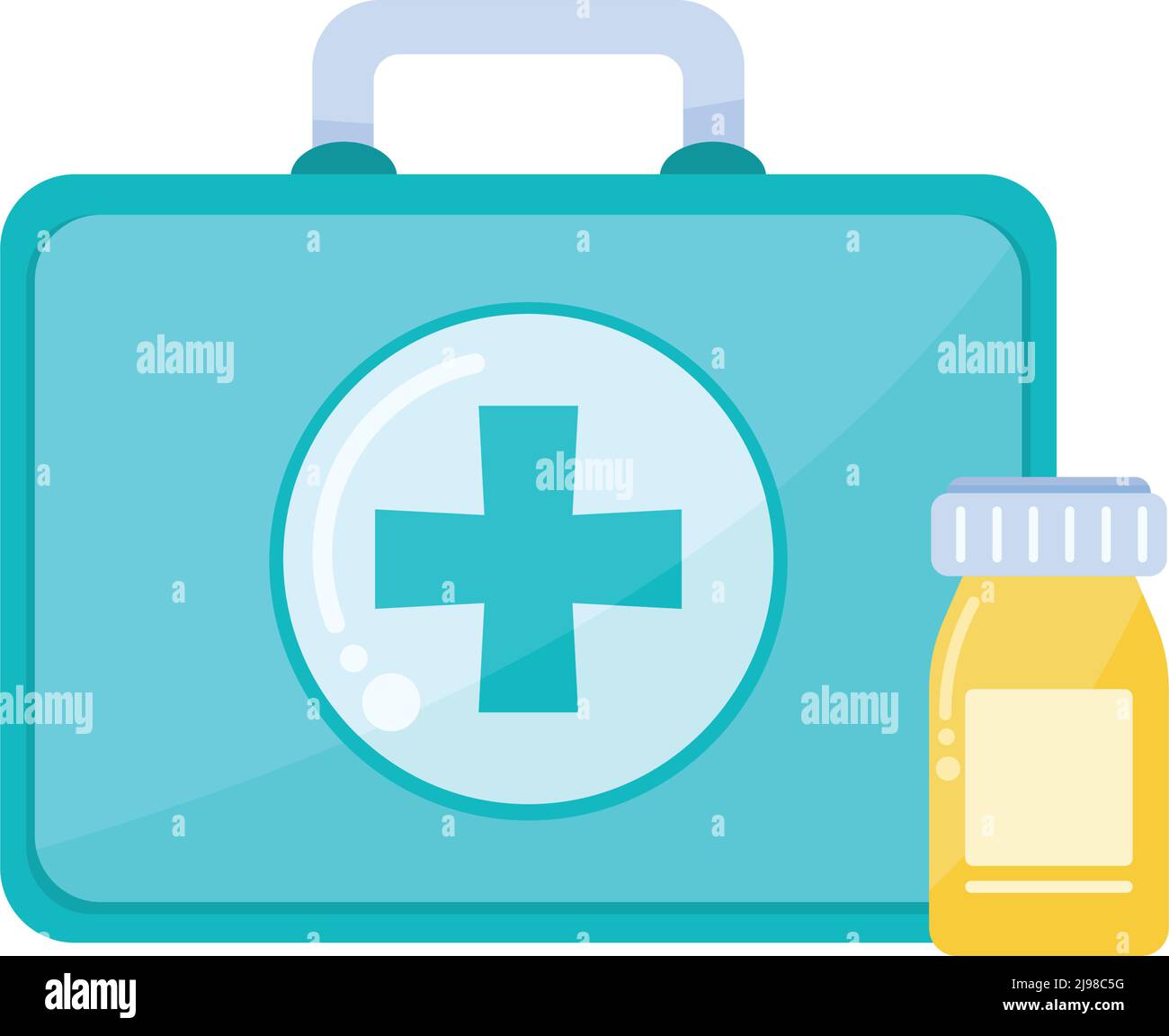 medical kit with drugs icon Stock Vector Image & Art - Alamy