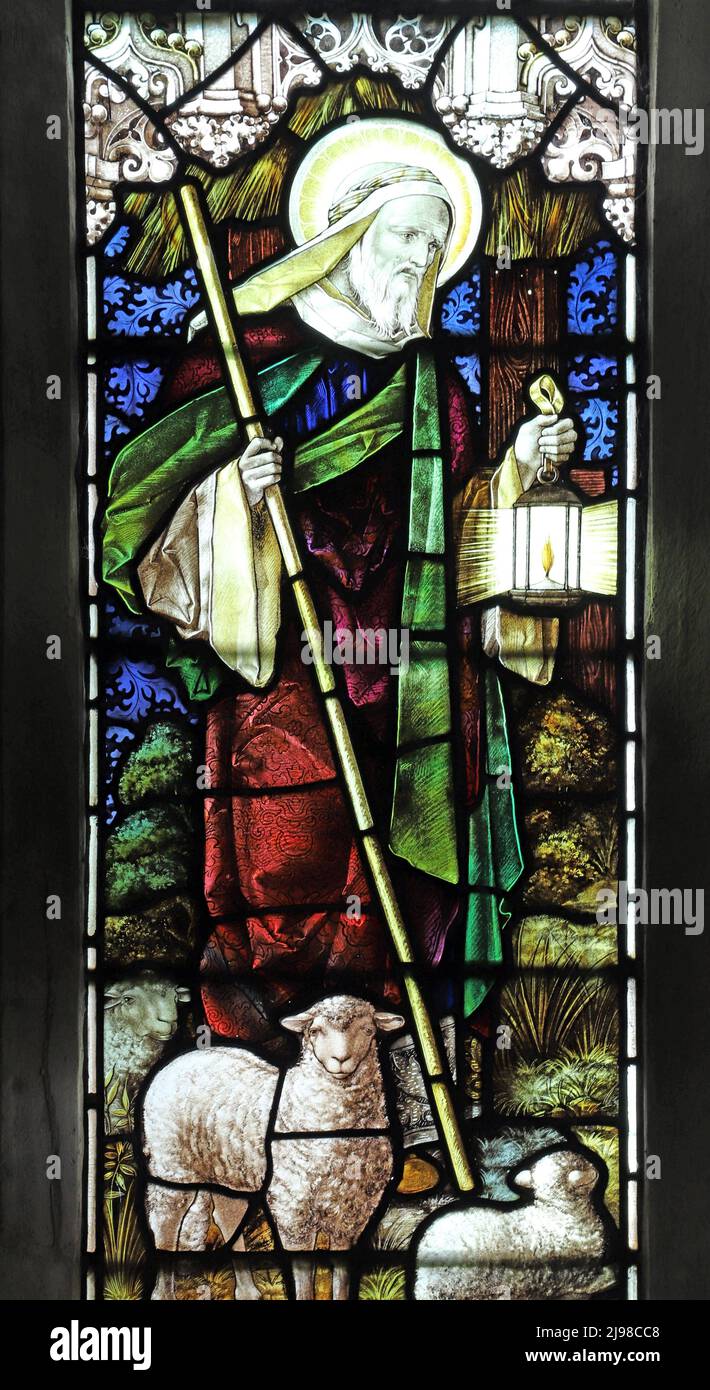 Stained glass window by Percy Bacon & Brothers depicting Joseph at The ...