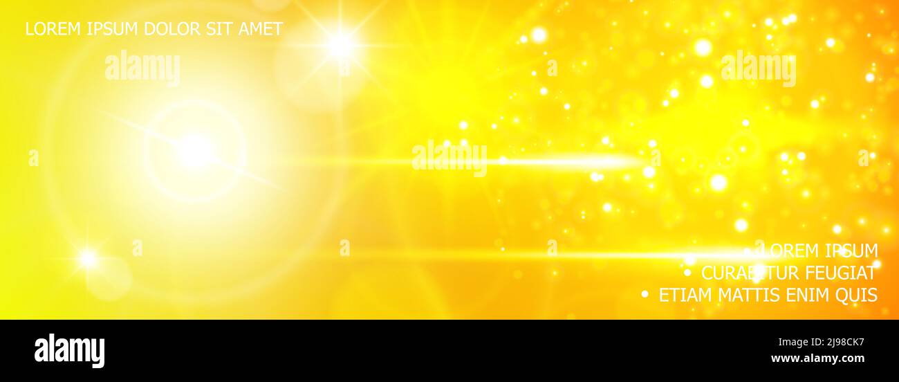 Realistic glitter and light effects background with lens flare sparkle ...